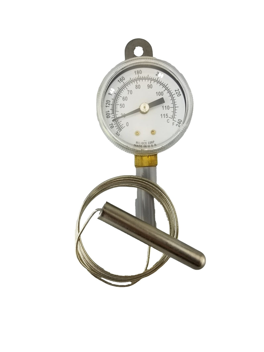 6642-12-TI 40/240 F Strap Hanging Vapor Tension Thermometer ...
