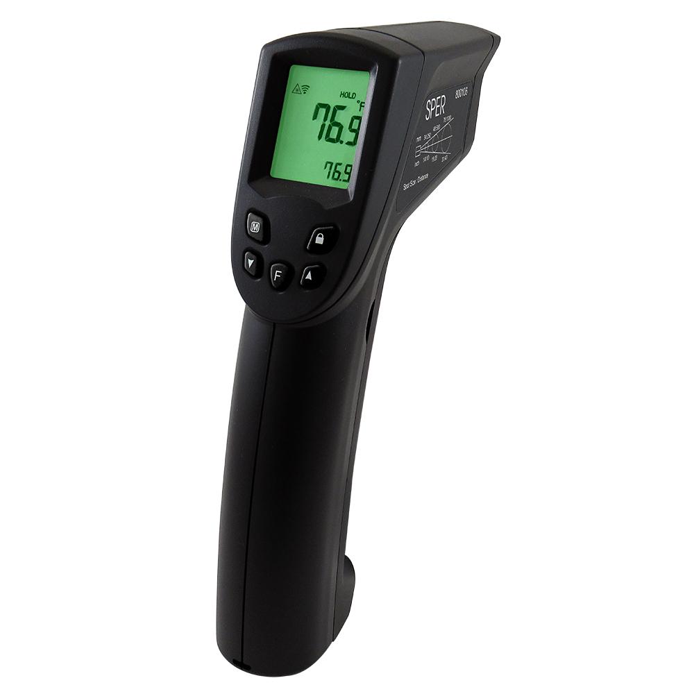 Advanced Infrared Thermometer Gun with Alarm and Thermocouple 12:1 ...