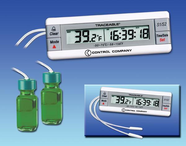 CC-4306 Dual Zone Thermometer with Alarm. Glycol Fill bottles ...