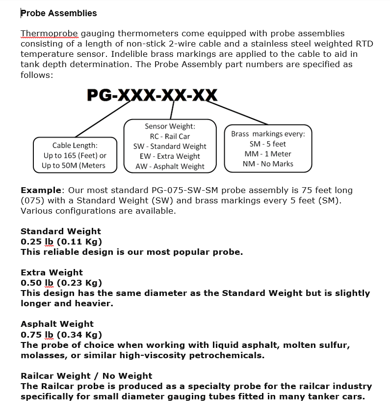 Thermoprobe Probe Assembly ~ 25M Temperature Probes Fast shipping Tech ...