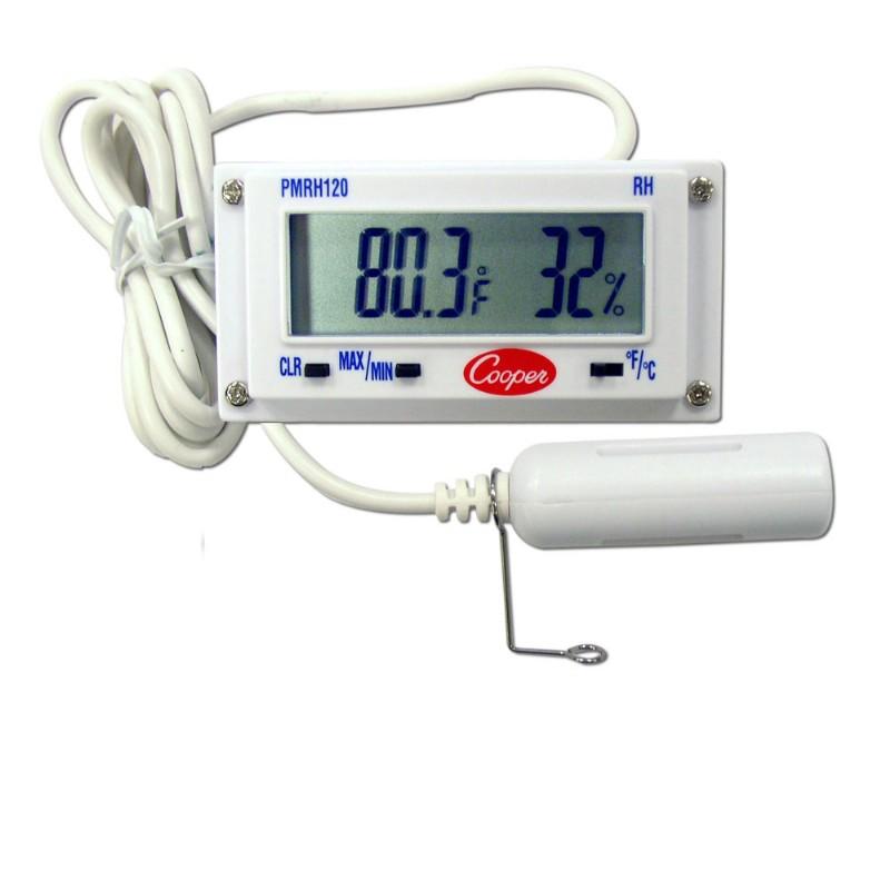 PMRH120 Compact Thermometer and Humidity Panel Meter Hygrometers Fast ...